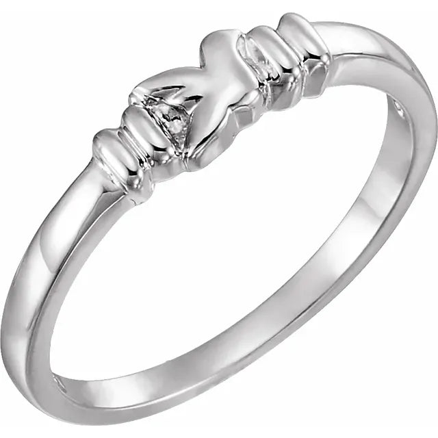 Buy Sterling Silver Holy Spirit Chastity Ring Online. - Paris Jewelry & Co.